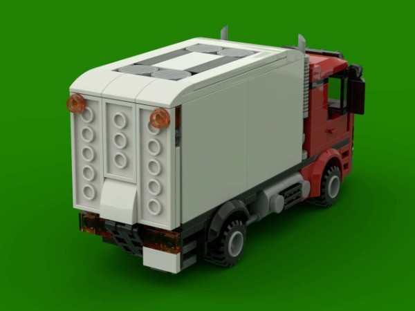 LEGO MOC container/isothermal truck by Snorri666 | Rebrickable - Build ...