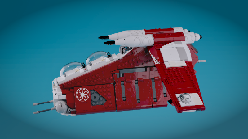 LEGO MOC Coruscant Guard Gunship - Ultimate Modification by Tiggerljc ...