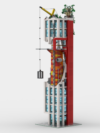 LEGO MOC Skyscraper by Tjeard | Rebrickable - Build with LEGO