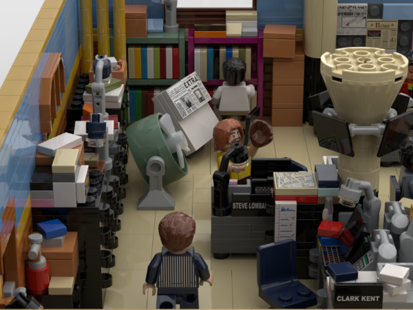 LEGO MOC Daily Planet Bullpen by Dynaguy | Rebrickable - Build with LEGO