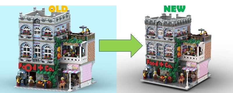 LEGO MOC The Modular Grocery Store by Space-Pirate-Knight | Rebrickable ...