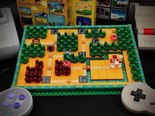 LEGO MOC-208215 Super Mario Bros. 3 - World 1 "Grasslands " Map by ...