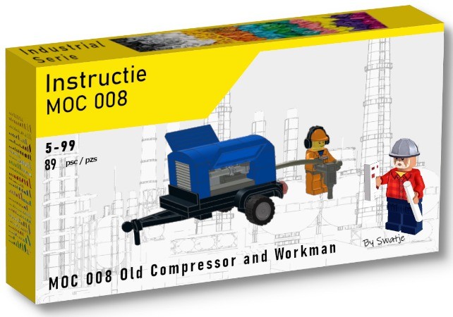 LEGO MOC MOC 008 Old Compressor and Workman by Swatje | Rebrickable ...