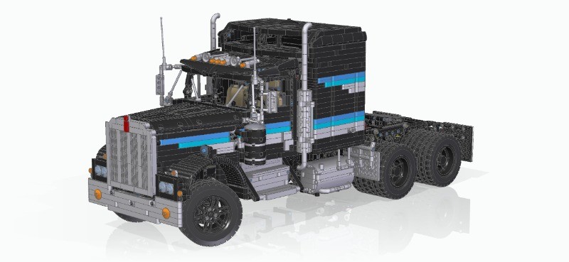 LEGO MOC Kenworth W-900 New version by marthart | Rebrickable - Build ...