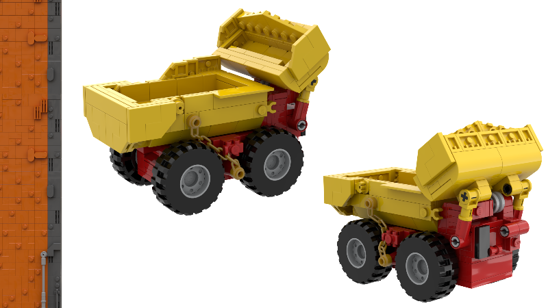 LEGO MOC Chernobyl RC Loader by NightHawk11991 | Rebrickable - Build ...