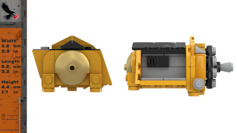 LEGO MOC SLIM Lander (Smart Lander for Investigation Moon) 1:42 by ...