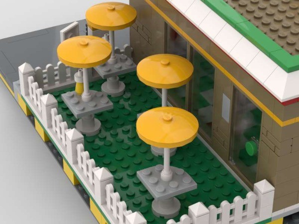 LEGO MOC-151681 Sandwich Shop by grtigger | Rebrickable - Build with LEGO