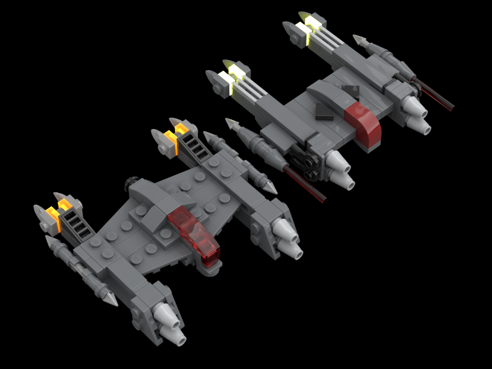 LEGO MOC Rogue-Class Magnaguard Starfighter V2 - 1:144 Scale - Mini by ...