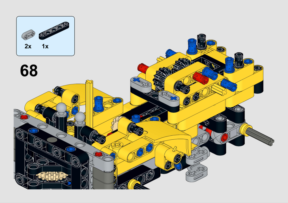 LEGO MOC-224318 42108 Backhoe Loader by BrickBash | Rebrickable - Build ...