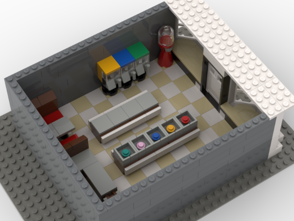 LEGO MOC Modular Candy Shop by BricksByKnox | Rebrickable - Build with LEGO