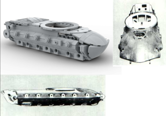 LEGO MOC M103 Heavy Tank 1/38 Scale by Cola2012 | Rebrickable - Build ...