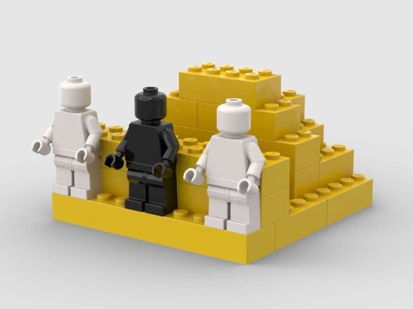 LEGO MOC mobile phone holder by PezzidiLego | Rebrickable - Build with LEGO