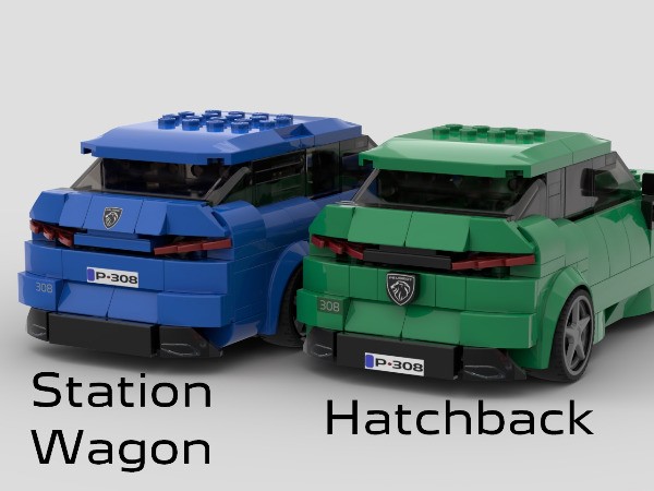 LEGO MOC Peugeot 308 III P5 Hatchback by kjuraszek | Rebrickable ...
