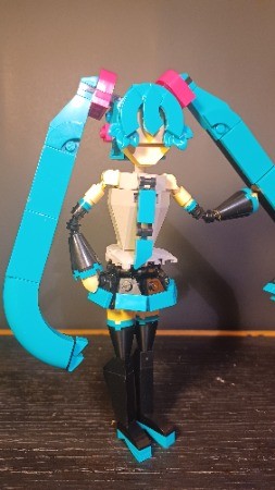 LEGO MOC Hatsune Miku by Joshua Nelson Builds | Rebrickable - Build ...