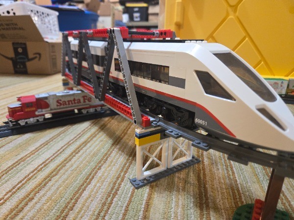 LEGO MOC train bridge (trestle) by lego Emmet 4 real | Rebrickable ...