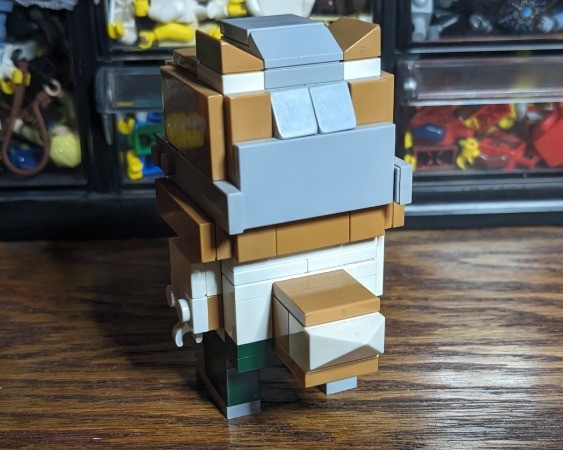 LEGO MOC Fox McCloud Brickheadz by Quinoa | Rebrickable - Build with LEGO