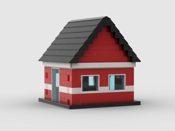 LEGO MOC little red house by PezzidiLego | Rebrickable - Build with LEGO