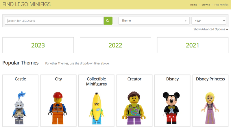 Rebrickable Help Guide: Finding Minifigs | Rebrickable - Build with LEGO