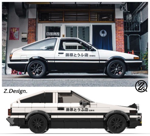 LEGO MOC Initial D Toyota AE86 Sprinter Trueno by Z.Design LEGO MOC Initial D Toyota AE86 Sprinter Trueno by Z.Design