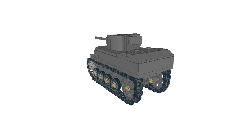 LEGO MOC M8A1 Tank Destroyer V2 by ZaneWC | Rebrickable - Build with LEGO