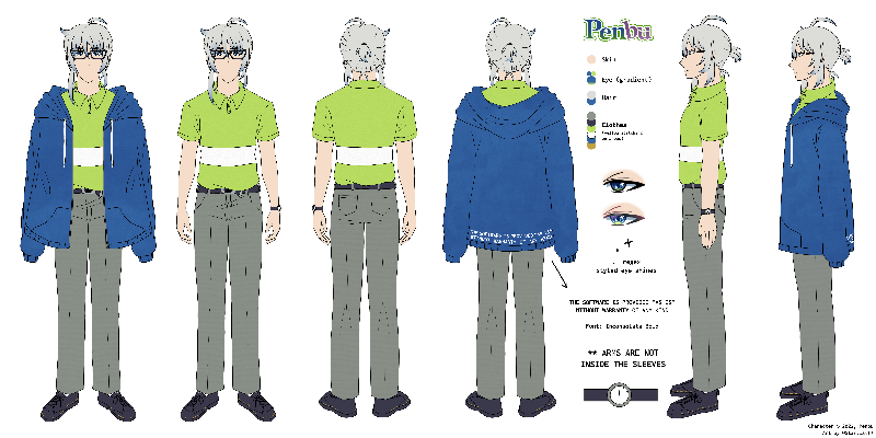 LEGO MOC Penbu - Indie VTuber by The0x539 | Rebrickable - Build with LEGO