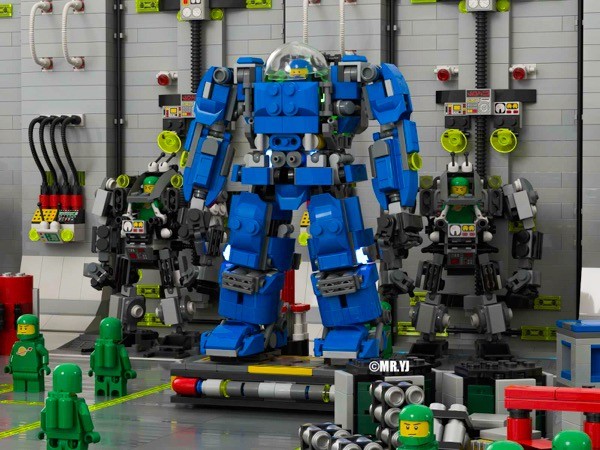 LEGO MOC SPACE BENNY MECH-SUIT Ver2.0 by MR.YJ | Rebrickable - Build ...