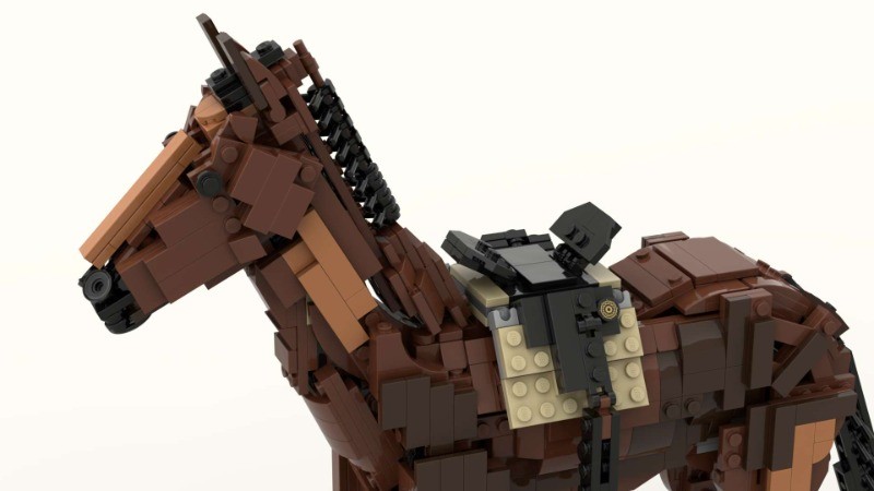 LEGO MOC-164003 The Western Horse by Niouls | Rebrickable - Build with LEGO