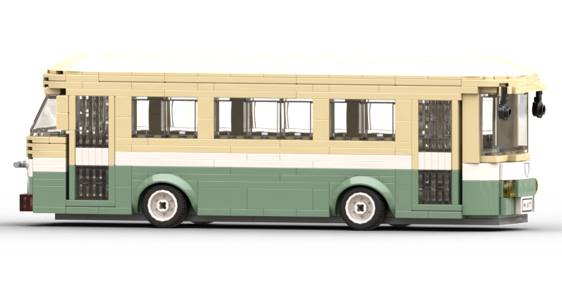 LEGO MOC-168242 Retro Bus by Stein.Meister | Rebrickable - Build with LEGO