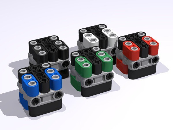 LEGO MOC Color Cubes 3x3 by lucasmaniesi | Rebrickable - Build with LEGO