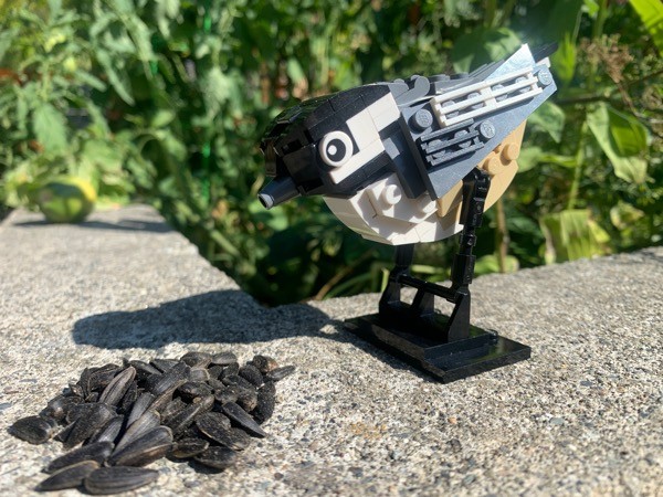 LEGO MOC Black-Capped Chickadee Life Sized by OrchardBuilds ...