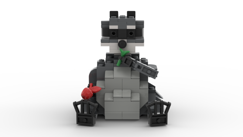 LEGO MOC Raccoon by OwlClicker | Rebrickable - Build with LEGO