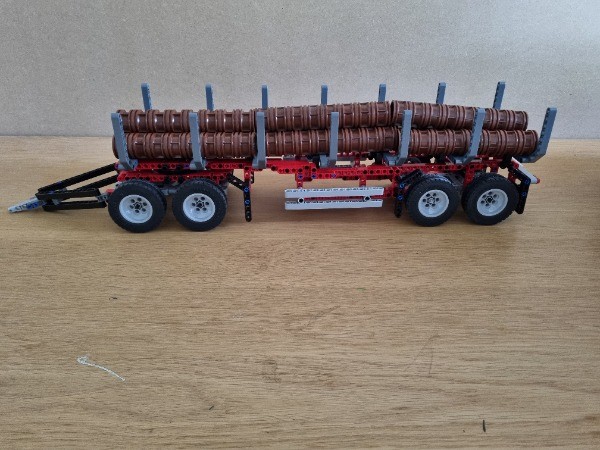 LEGO MOC logging trailer for logging truck 9397 by KoenW | Rebrickable ...