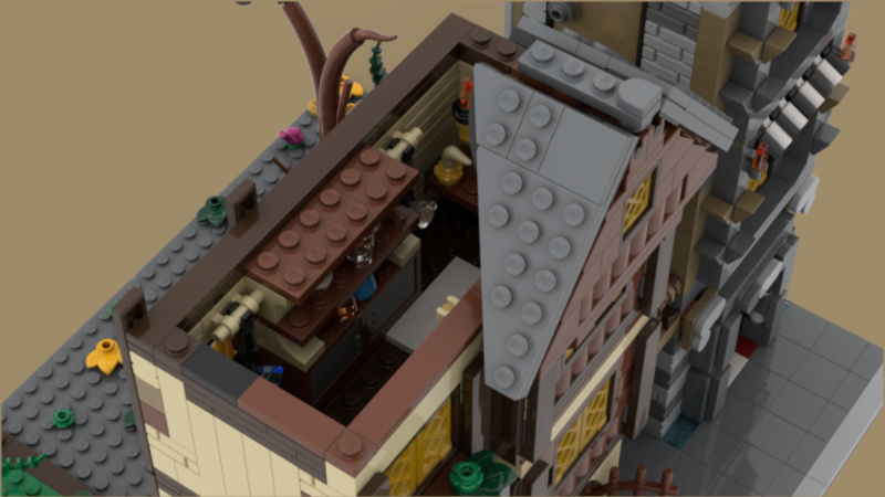 LEGO MOC-162552 Old Apartment Modular Building by lego_modular_building ...