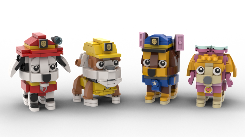 LEGO MOC Marshall (Paw Patrol) by abracada_brick | Rebrickable - Build ...