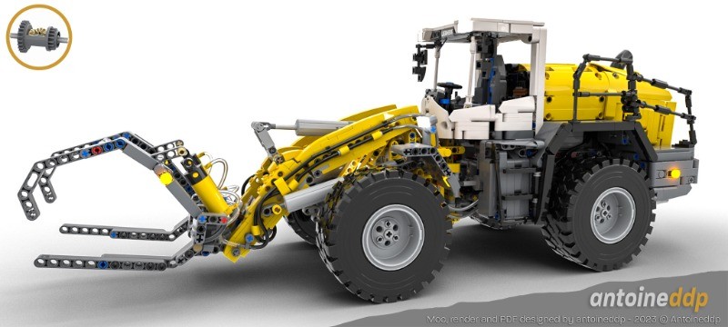 LEGO MOC Liebherr L580 XPower: The Ultimate Lego Loader by Antoineddp ...