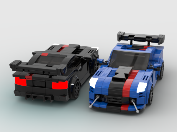 LEGO MOC Dodge Viper by 𝒯𝐻𝐹 𝒮𝓉𝓊𝒹𝒾𝑜™ | Rebrickable - Build with LEGO