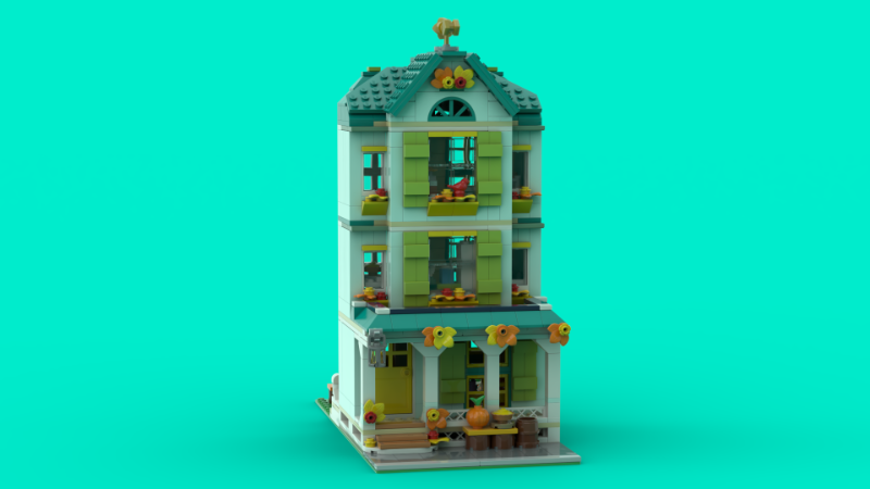 LEGO MOC Autumn Apartment Modular Building by lego_modular_building ...