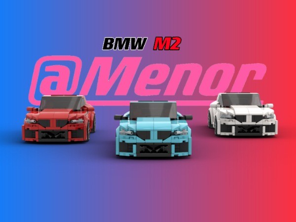 LEGO MOC-177481 BMW M2(G87) Red by Menor | Rebrickable - Build with LEGO