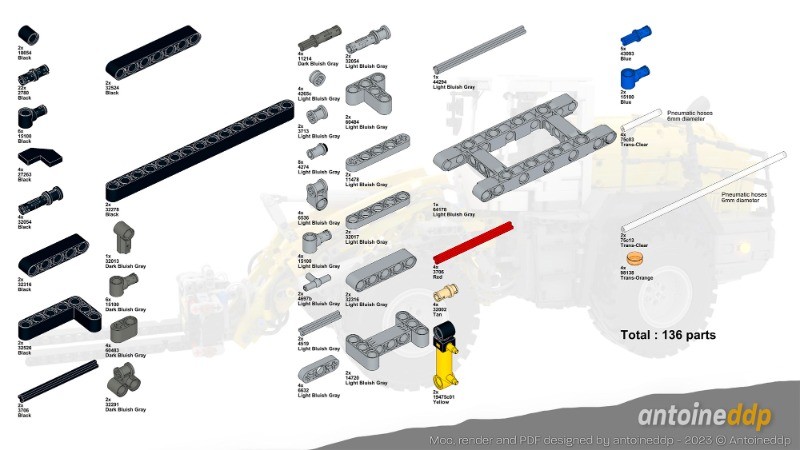 LEGO MOC Liebherr L580 XPower: The Ultimate Lego Loader by Antoineddp ...