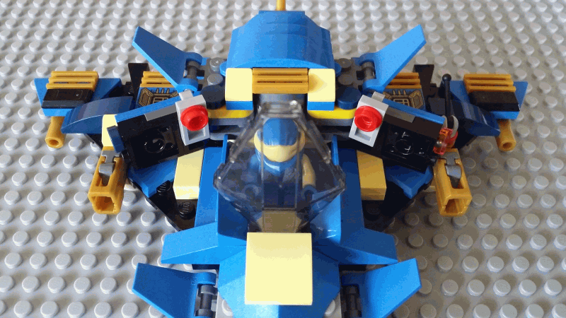 LEGO MOC Jet EVO JE-784.2 "Thunderbolt" by A.Fool | Rebrickable - Build ...