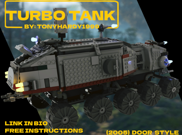 LEGO MOC FREE TURBO TANK REDESIGN (2005) 7261 by TonyHardy1999 ...