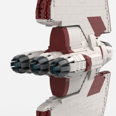 LEGO MOC T-6 Shuttle by TheBrickCollective | Rebrickable - Build with LEGO