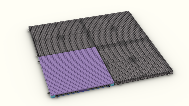 LEGO MOC Baseplate module by Mr_Minifigure | Rebrickable - Build with LEGO