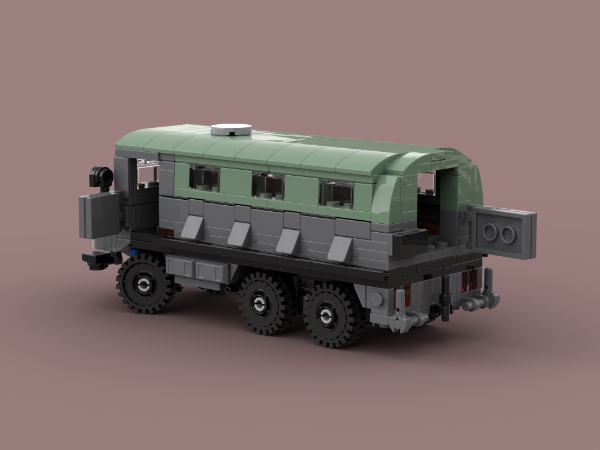 LEGO MOC Pinzgauer 718 6x6 (1:35th Scale) | Soft-top Model by Zaturon ...