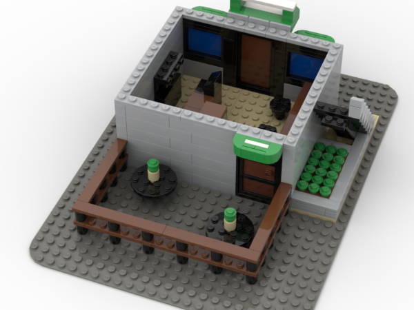 LEGO MOC Lego Modular Bistro by BricksByKnox | Rebrickable - Build with ...