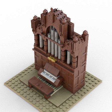 LEGO MOC Church Organ of St. Michaelis Lüneburg, Germany by albrick.de ...