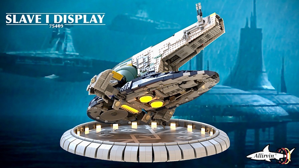 LEGO MOC-221283 Slave 1 Display Stand [75409] [75060] by ...
