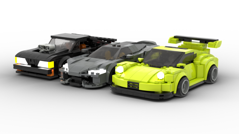 LEGO MOC-203420 3 car pack by Lx Studios | Rebrickable - Build with LEGO