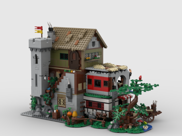 LEGO MOC-216039 Medieval Building , Alternate build of Lego 10332 by ...