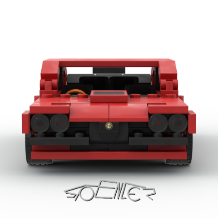LEGO MOC Alfa Romeo Alfetta GTV6 by E_Spencer | Rebrickable - Build ...